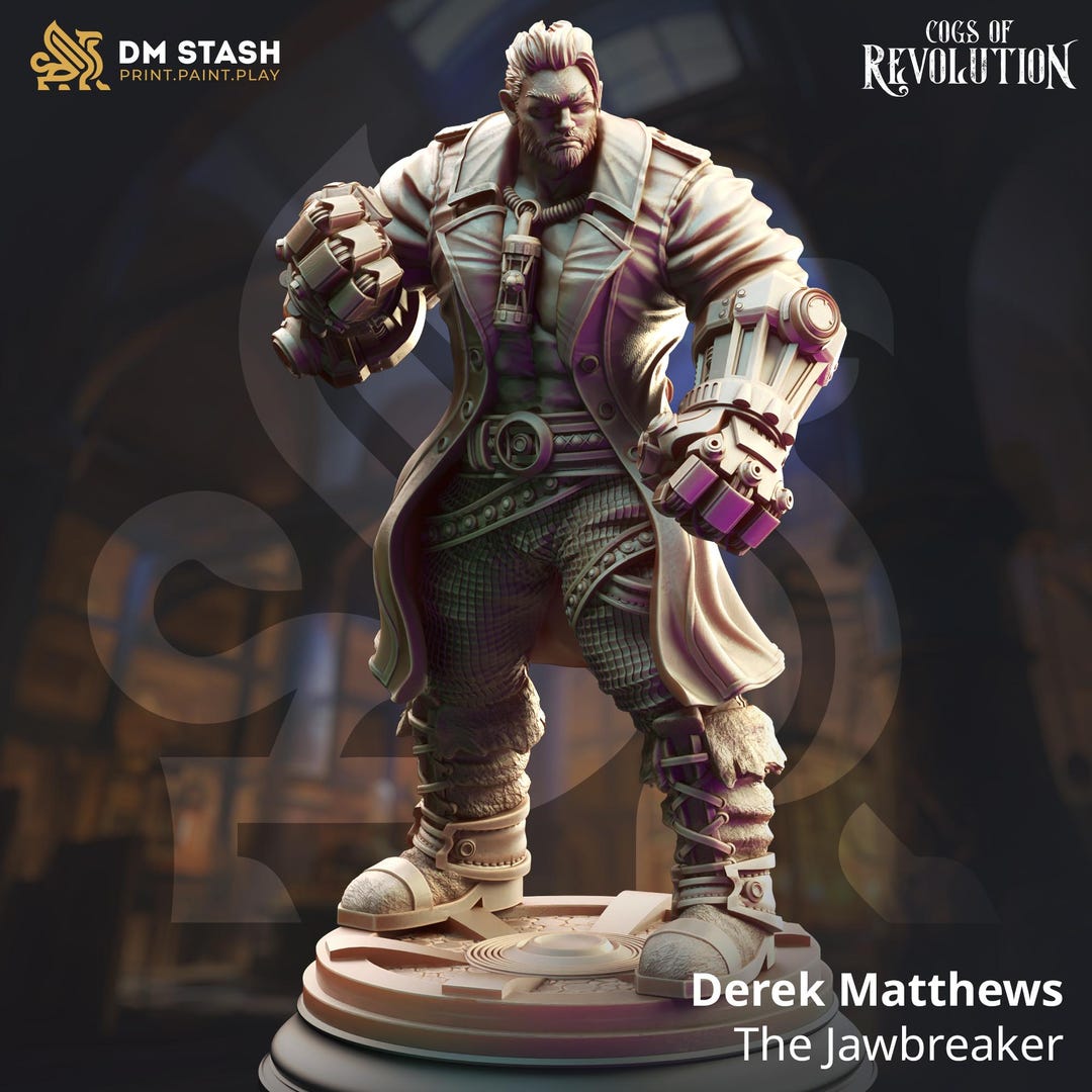 Dnd | Pathfinder | TTRPG Hero - Derek Matthews - the Jawbreaker Male ...