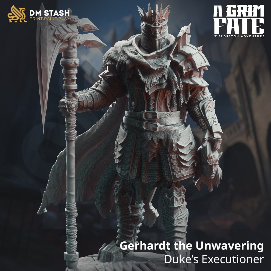 Dnd | Pathfinder | TTRPG - Gerhardt the Unwavering - Duke’s Executioner ...