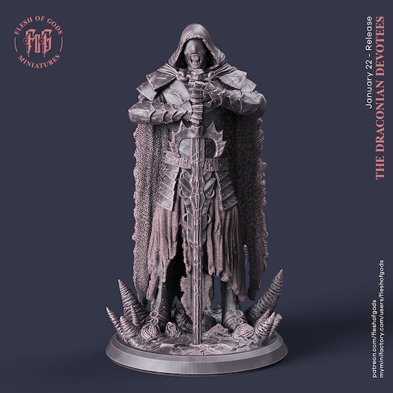 Dnd Demon Devil Unpainted Miniature - Etsy