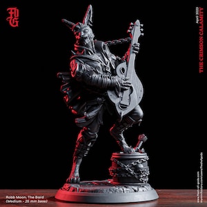 Dnd Bunny Bard | Zana Zenith & Robb Moon | Harengon Bard Unpainted ...