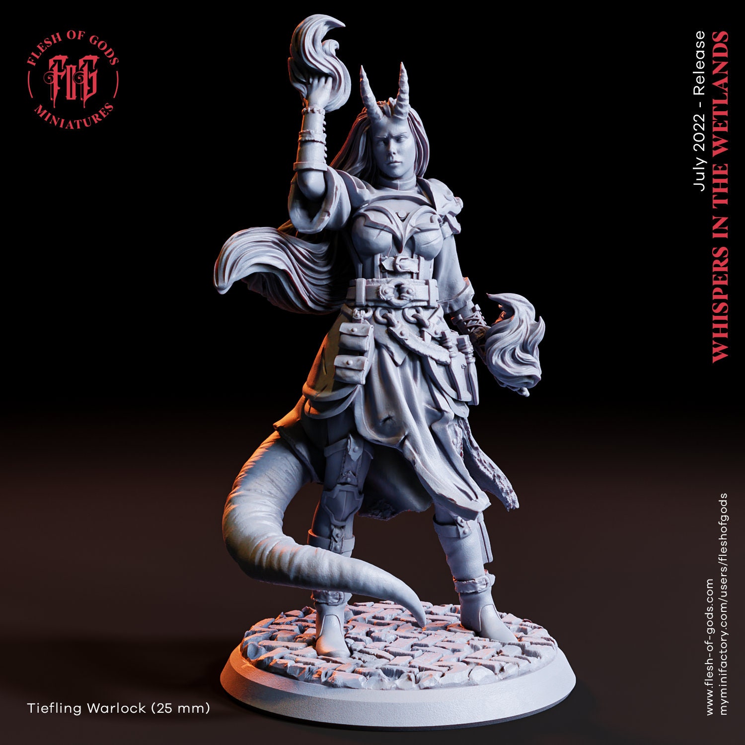 Dragonborn Warlock Mini