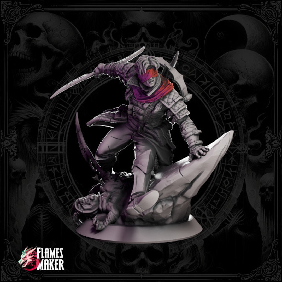 Dnd | Pathfinder | TTRPG Male Human Assassin | Ranger | Fighter | Rogue ...