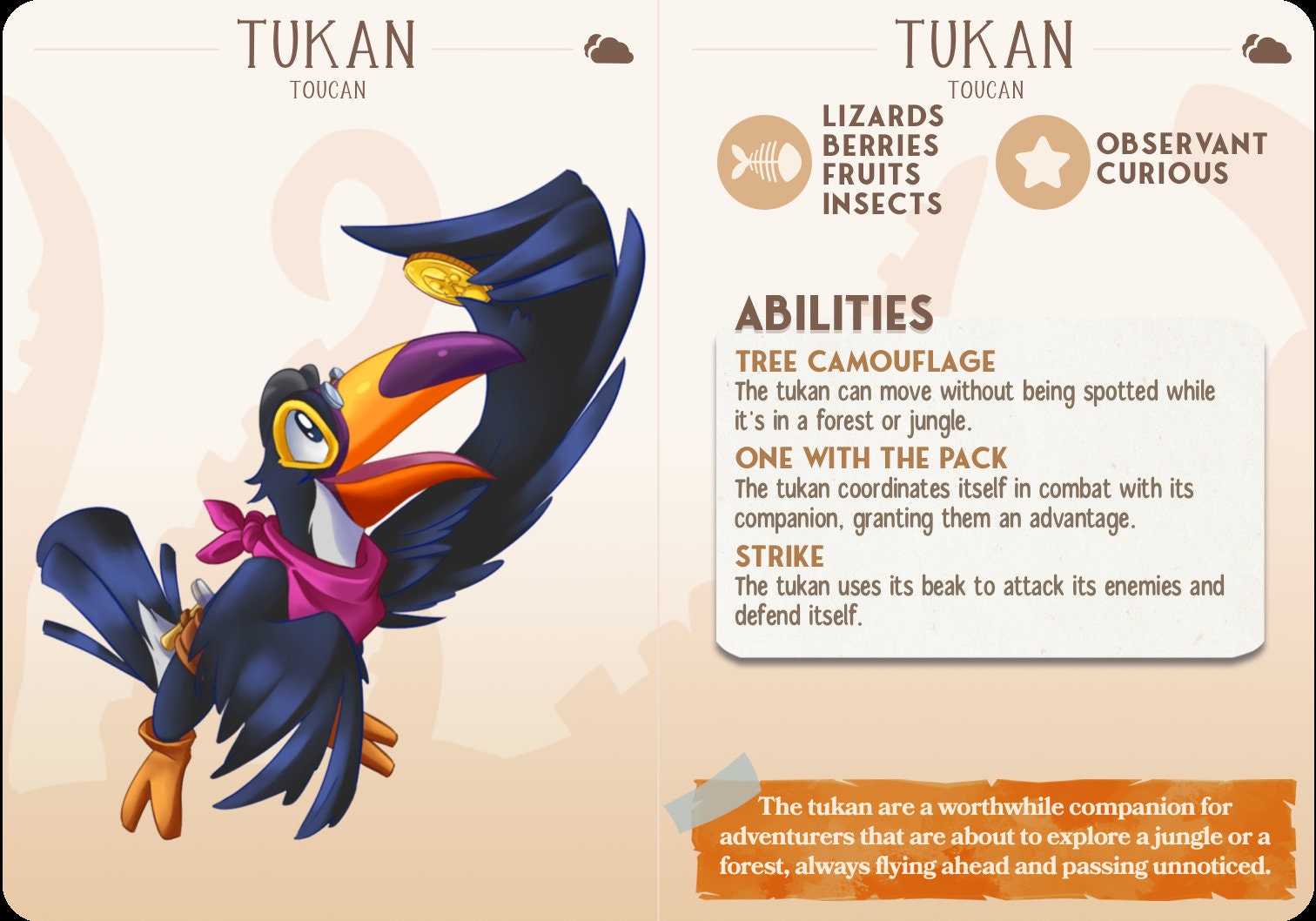 Dnd Bird Companion | Tukan | Toucan Bird Unpainted Miniature - Etsy
