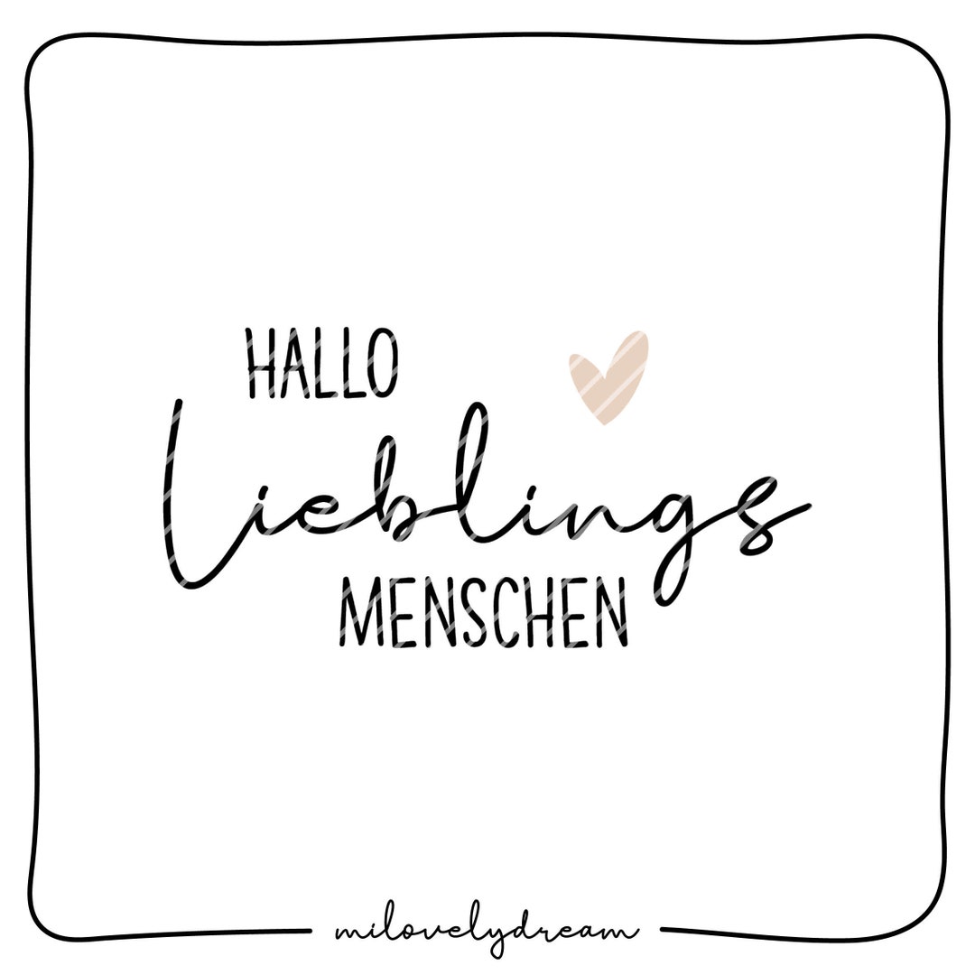 Hello Favorite People Saying Plotter File Laser File SVG PNG DXF - Etsy