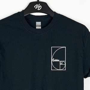Golden Ratio Fibonacci Spiral Sacred Geometry T-shirt, Minimalist Shirt ...