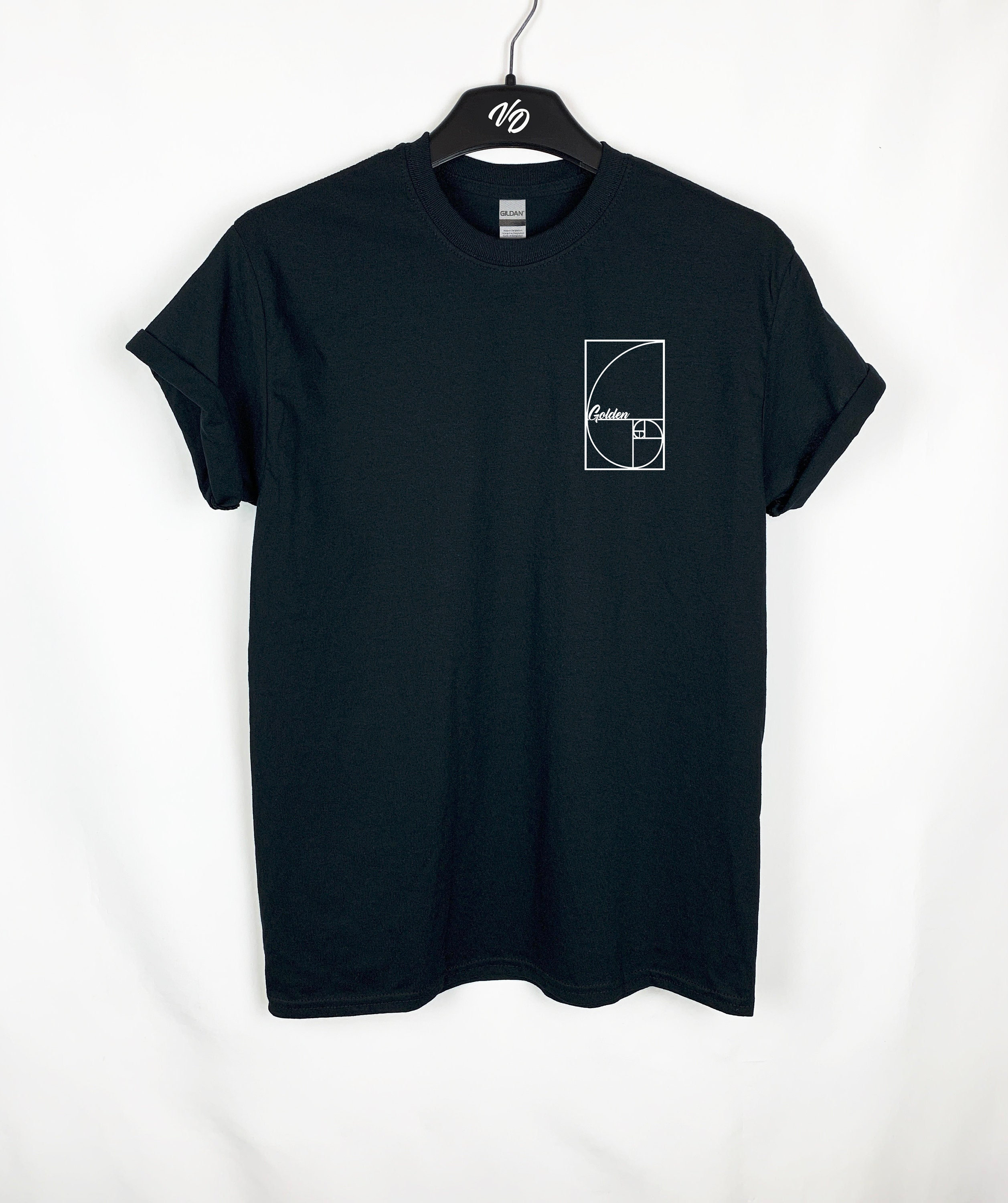 Golden Ratio Fibonacci Spiral Sacred Geometry T-shirt, Minimalist Shirt ...