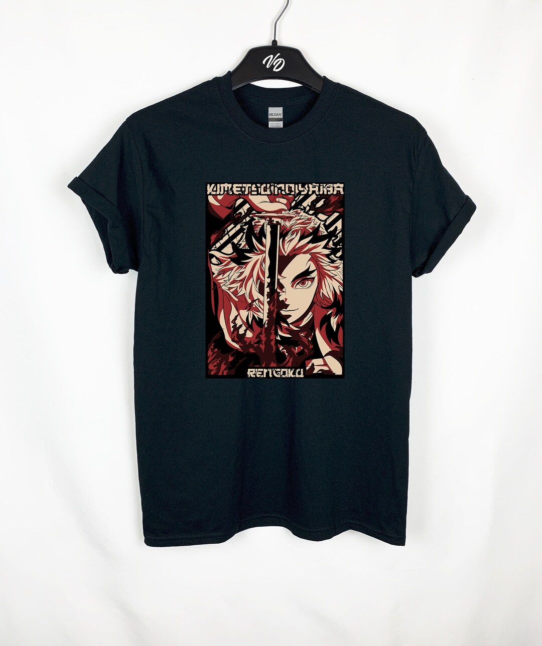 Demon Slayer Kyojuro Rengoku Anime Tshirt Cool T Anime Art Dope Design Set Your Heart Ablaze