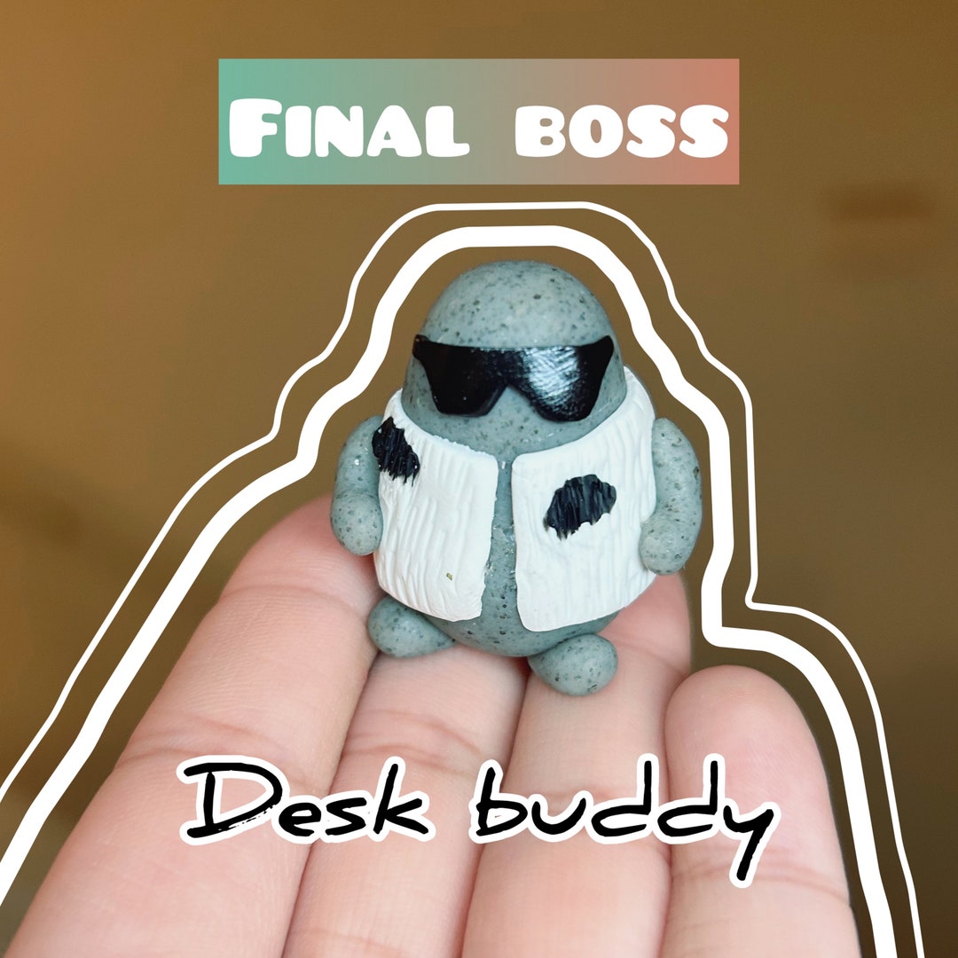 Final Boss Rock Pet. Desk Buddy. - Etsy