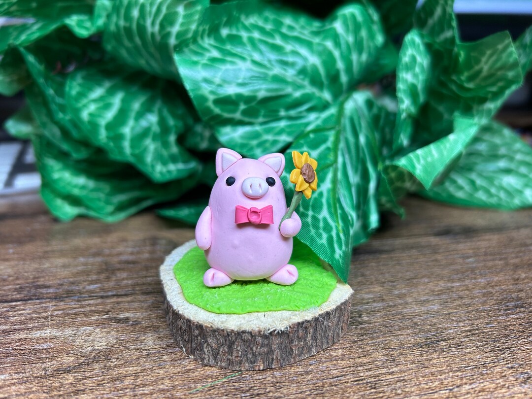 Piggy Desk Buddy. Adopt a Desk Pig. - Etsy
