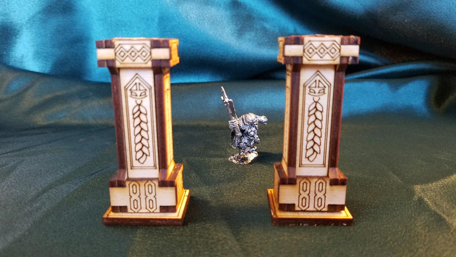 DWARF Pillars | Pair of Lasercut Pillars for Dnd | Warhammer | Tabletop ...