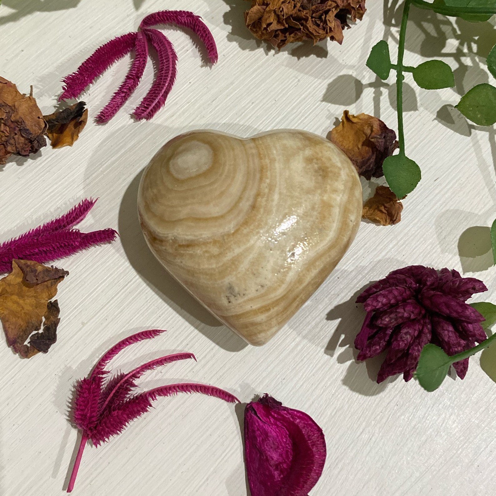 Chocolate Calcite Heart Crystals Crystal Healing Chakra - Etsy