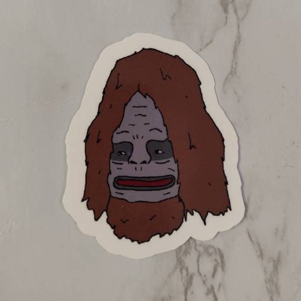 Sassy the Sasquatch Sticker - Etsy