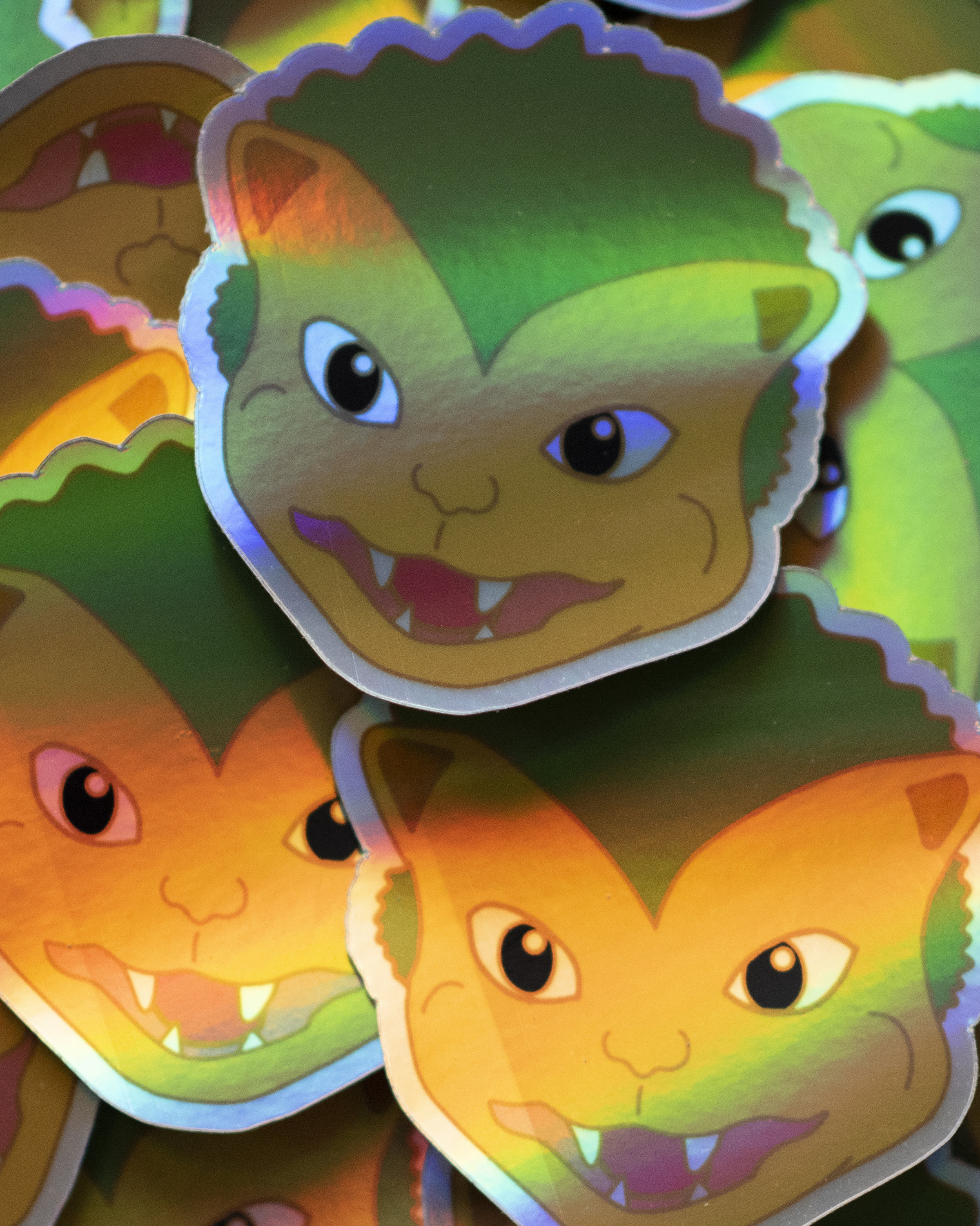 Godzilla Dorat Holographic Vinyl Sticker for Water Bottles, Cars ...