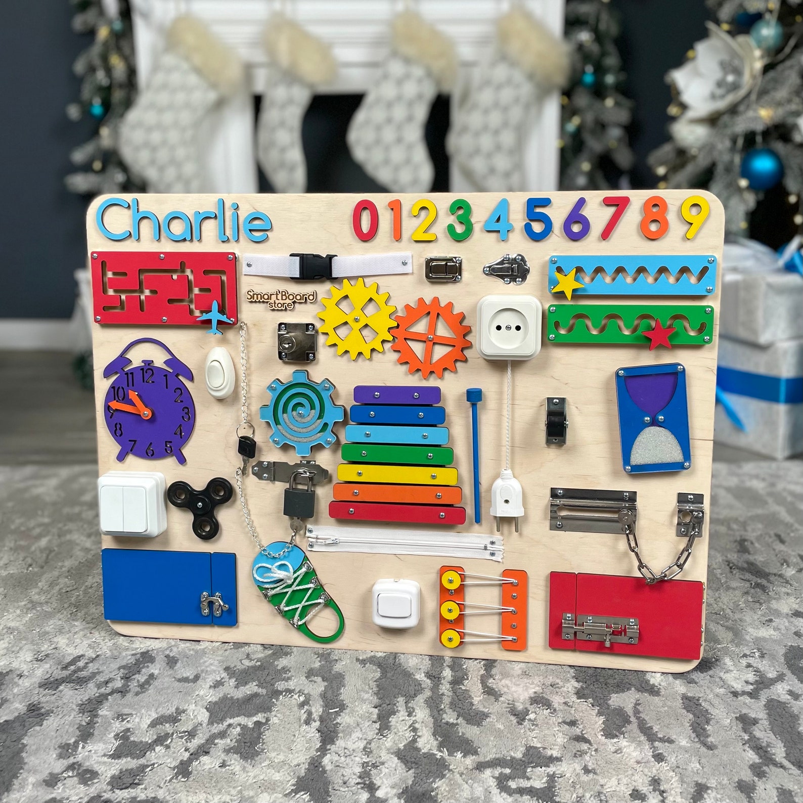 Baby Activity Board Baby Shower Gift Waiting Room Wall Busy | Etsy