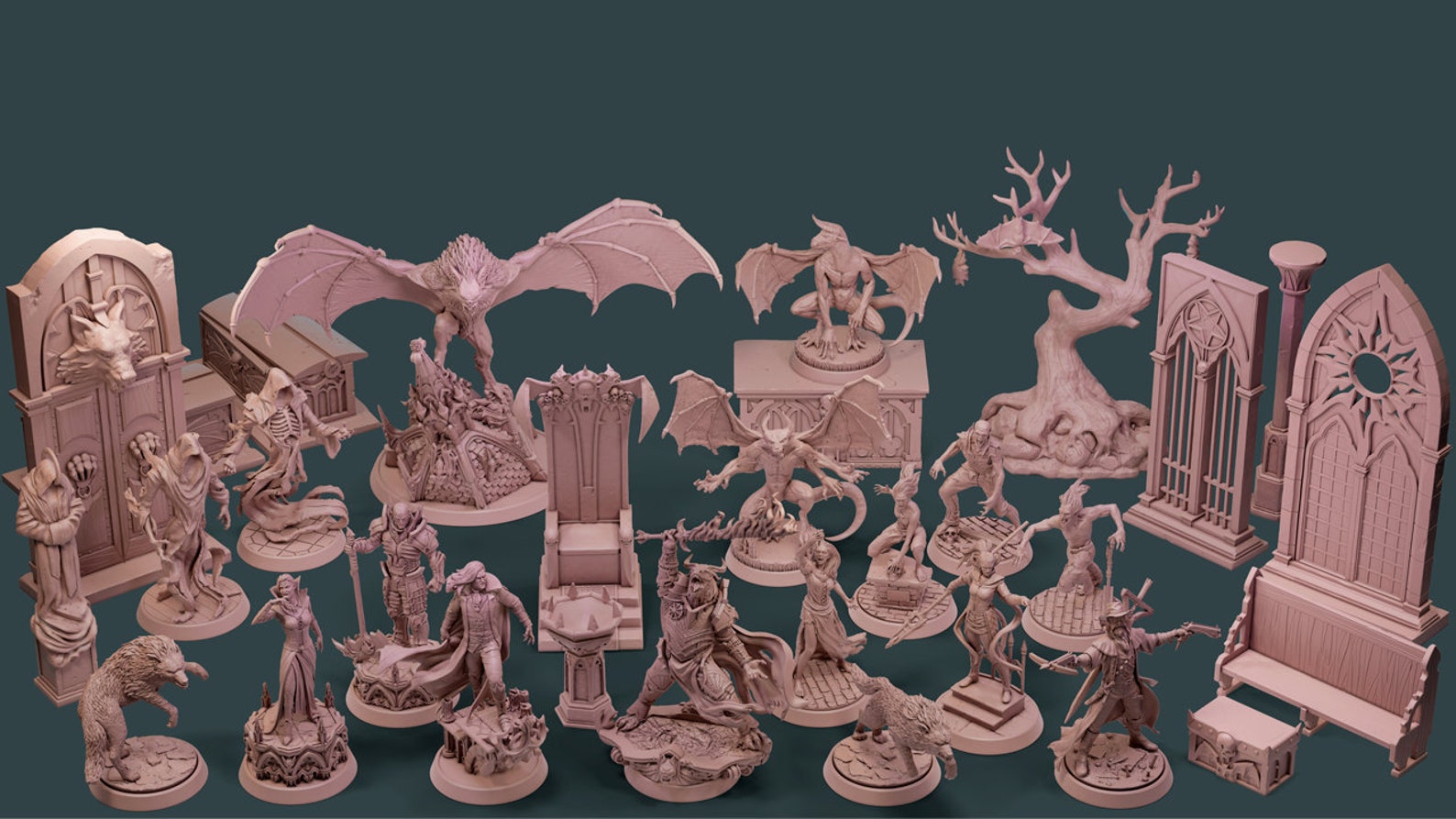 Vampire in panshaw stl 3d model printing | Etsy