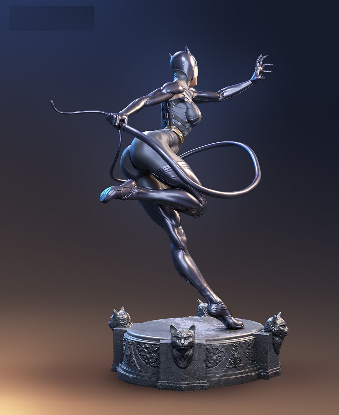 Catwoman 3d Model Stl 3d Model Print Etsy