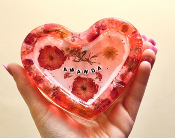 Resin Heart Ashtray - Etsy