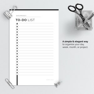 Printable to Do List Digital Download Daily Planner Weekly Monthly Goal ...