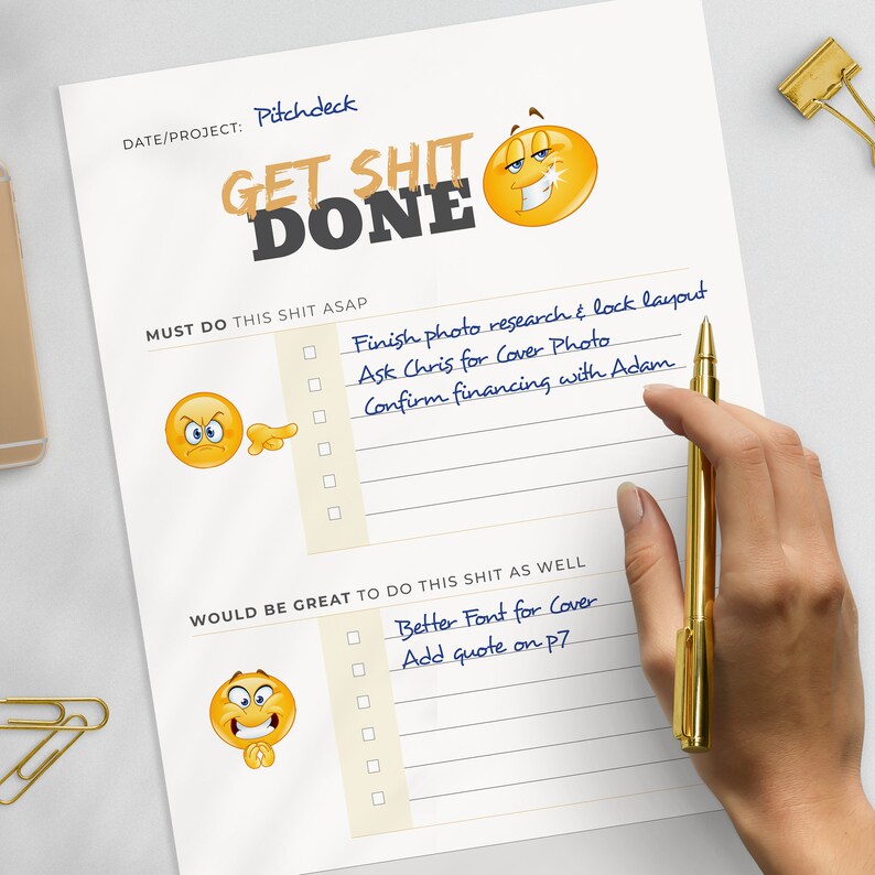 Printable to Do List Funny Cute Pdf Digital Download Daily Weekly ...