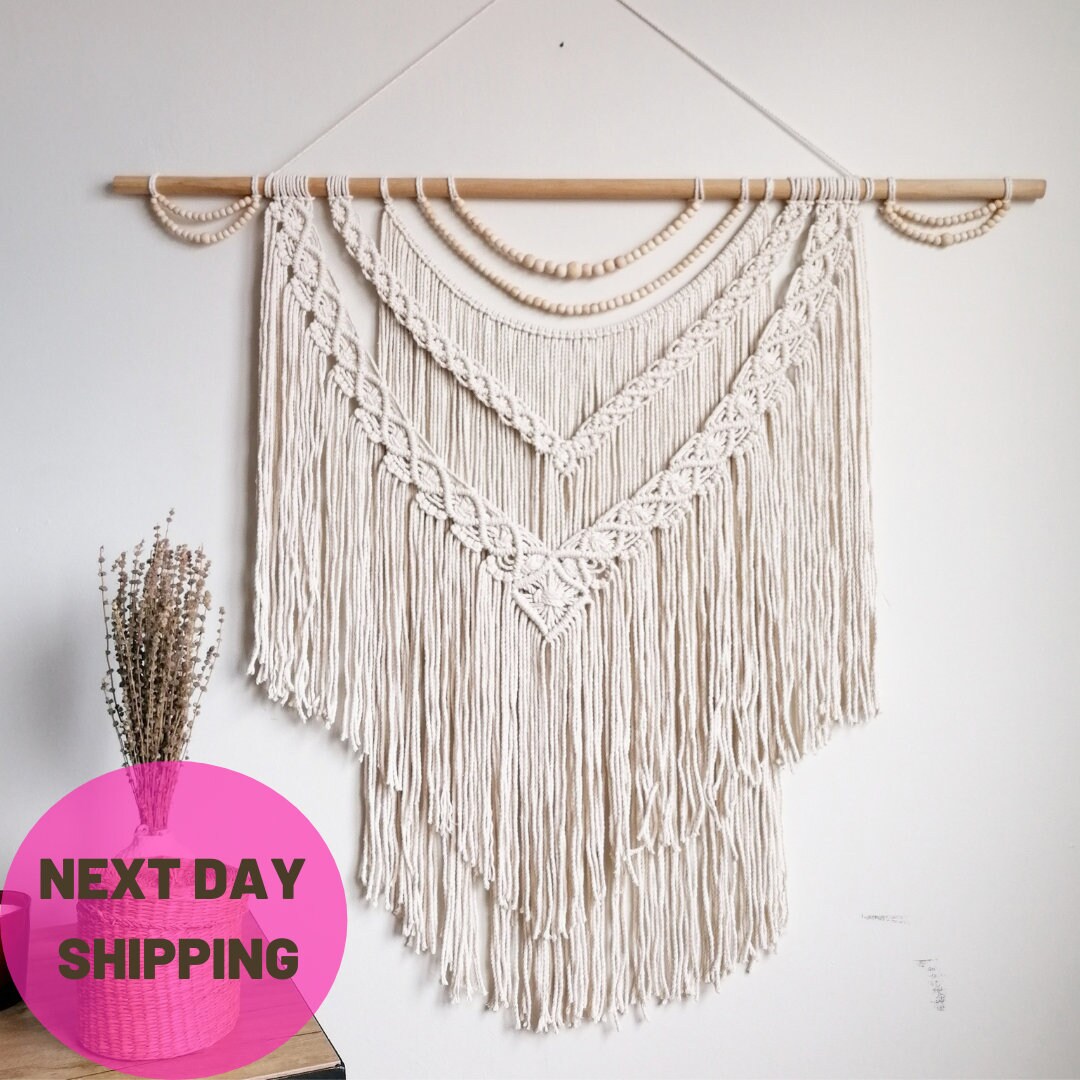 Large Macrame Wall Decor Macrame Wall Hanging Bohemian Macrame Gift ...