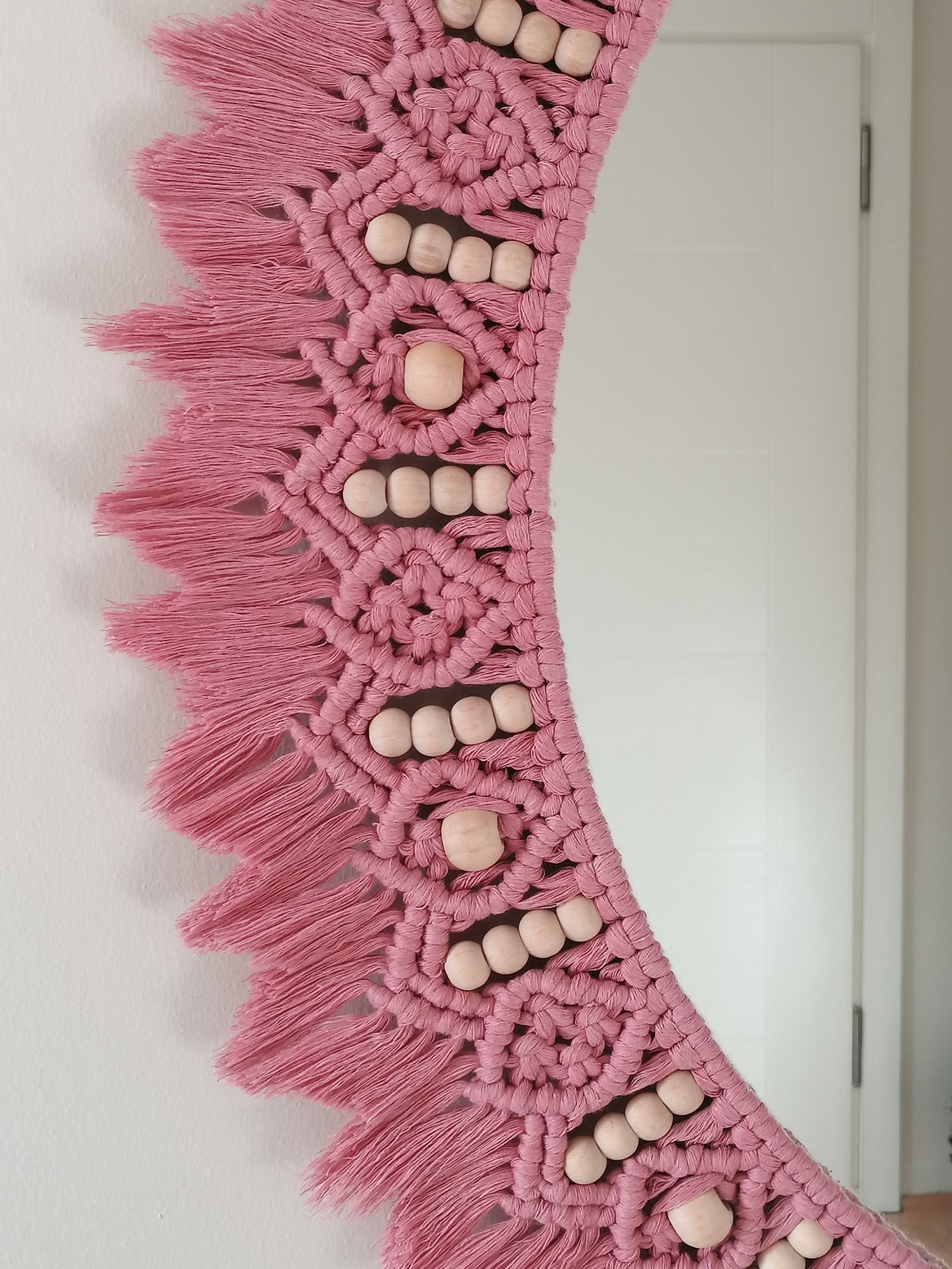 Nursery Mirror | Pink Wall Decor | Housewarming Gift | Living Room ...