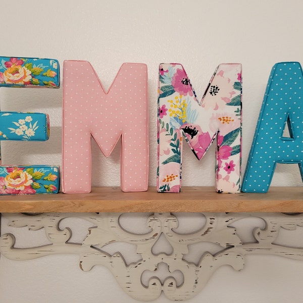 Letters Fabric - Etsy