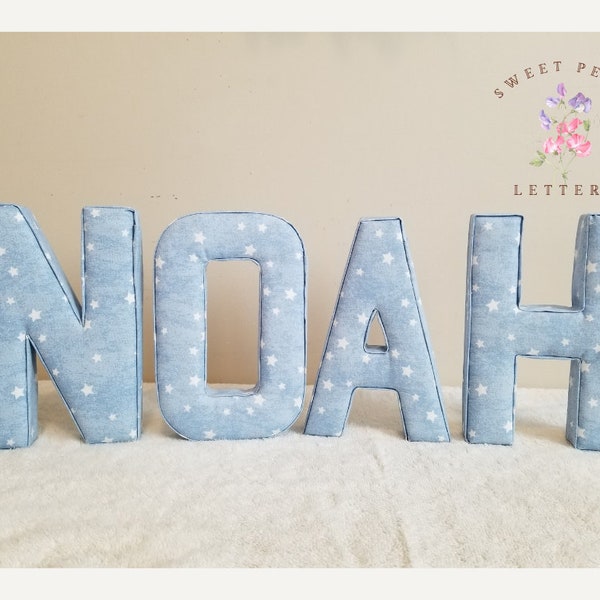 Fabric Letters - Etsy
