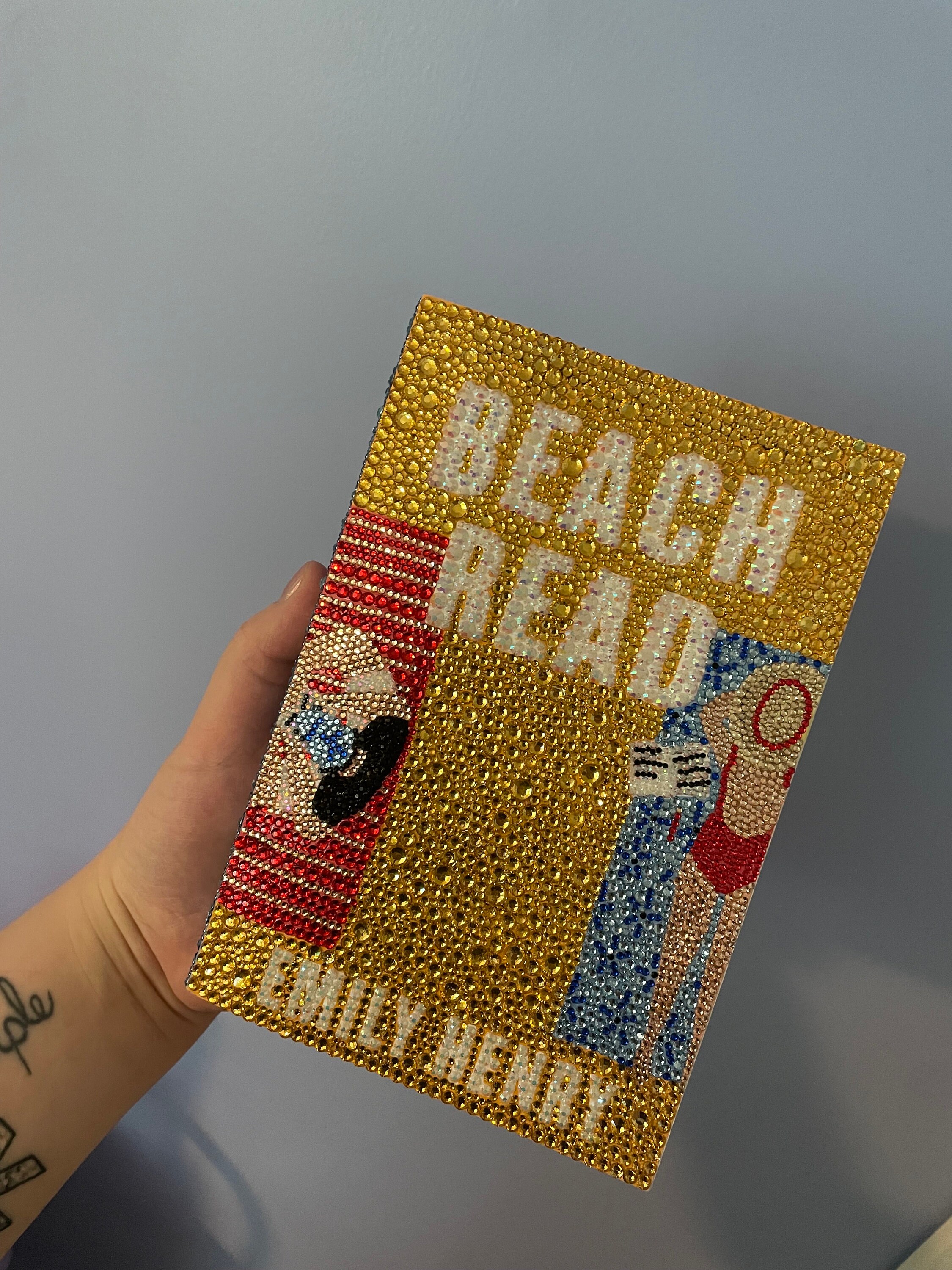 Custom Rhinestone Book - Etsy