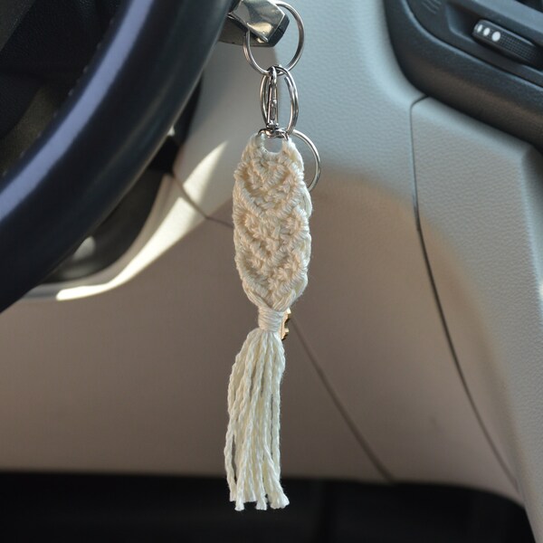 Macrame Heart Keychain Pattern - Etsy
