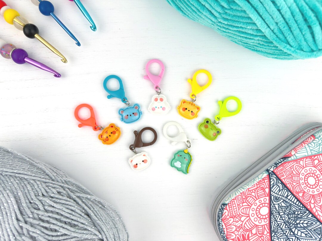Custom Stitch Marker With Large Lobster Clasp | Cutecore Kawaii Pocket ...