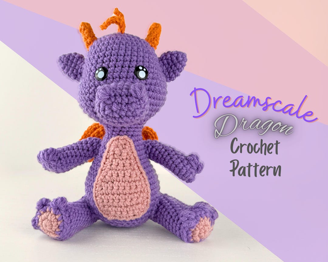 Fantasy Dragon Amigurumi Crochet Pattern Digital Download PDF ...