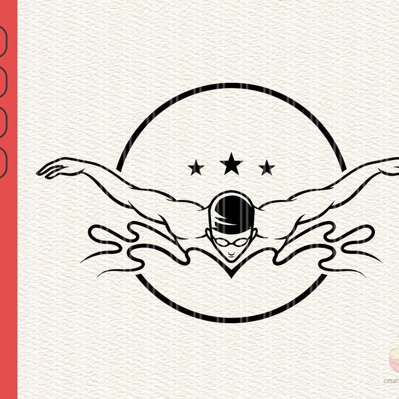 Swim Svg - Etsy