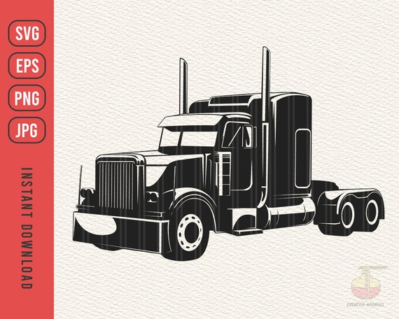 American Classic Truck Svg Truck Svg Semi Truck Svg US - Etsy