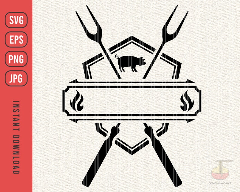 Pork Bbq Svg, Pork Grill Svg, Cooking Svg, Bbq Cooking Svg, Bbq Grill ...