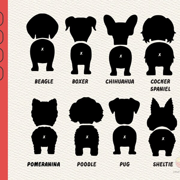 Dog Butt Svg - Etsy