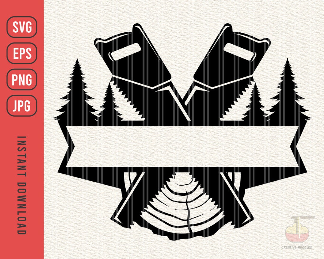 Wood Logs Svg, Saw Svg, Cutting Wood Saw Svg, Camping Svg, Outdoor Svg ...