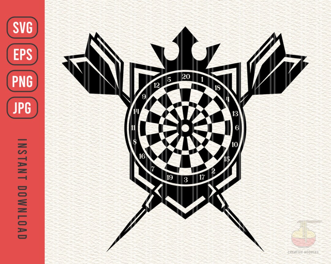 US Dart Svg, Darts Svg, Dartboard Svg, Dart Game Svg, Darts Clipart ...