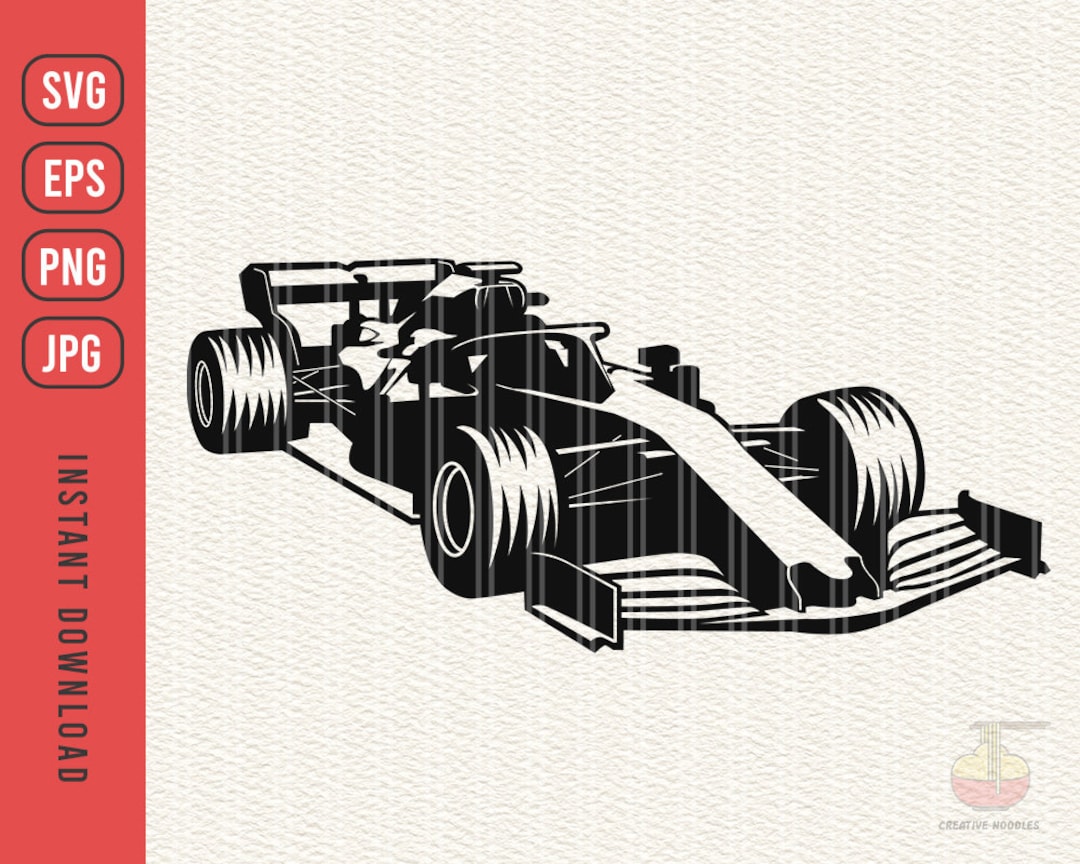 Formula 1 Svg, Racing Car Svg, F1 Racer Svg File, Racer Svg, Auto Racer ...
