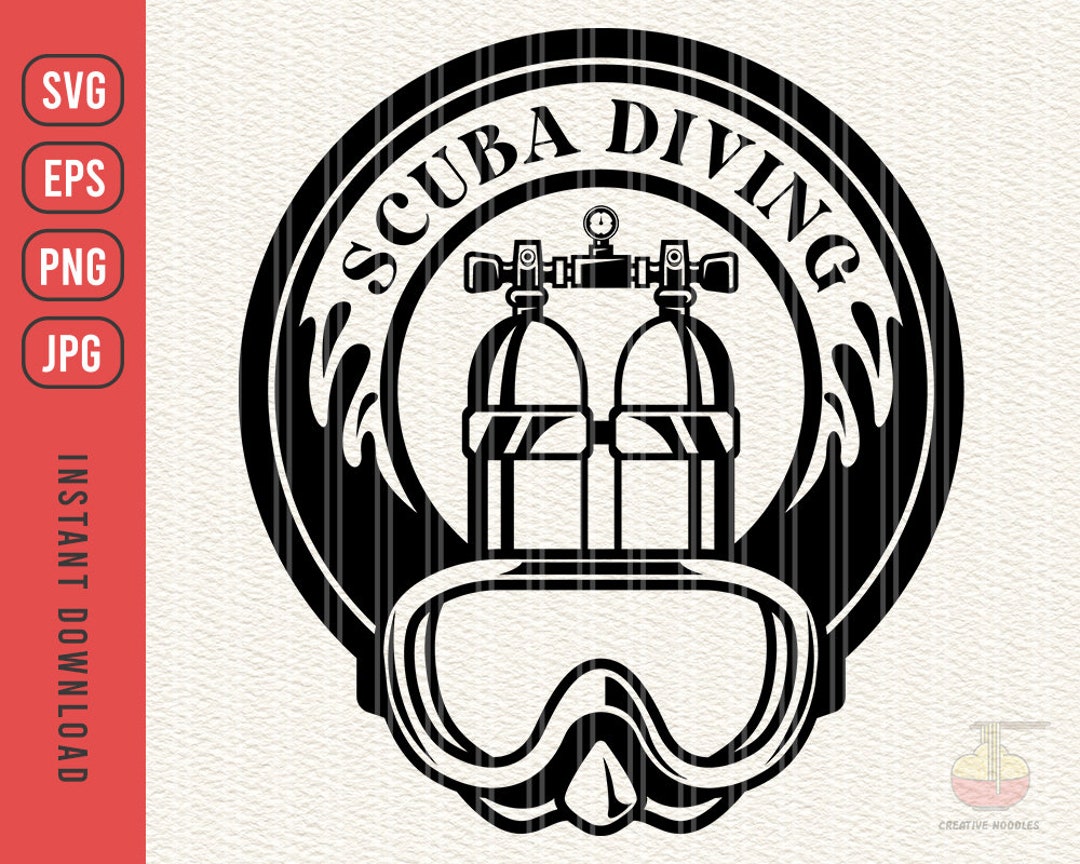 Scuba Diving Svg, Scuba Diving Design Svg, Scuba Diving Mask Svg ...