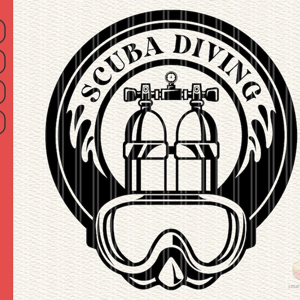 Scuba Diving Svg - Etsy