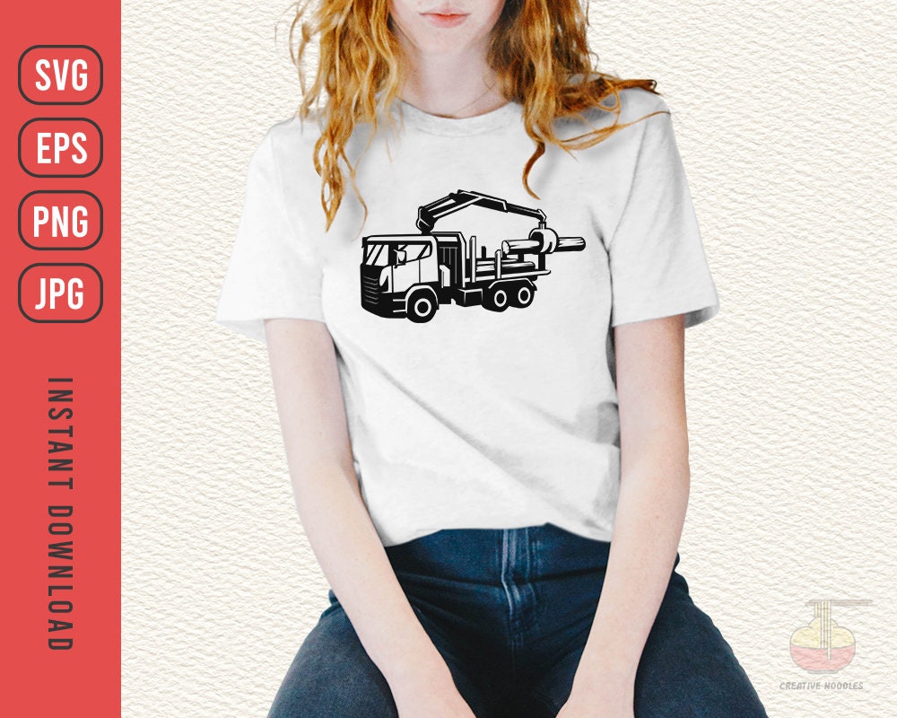 Logging Truck Svg Logging Truck Clipart Truck Svg Logging - Etsy Canada