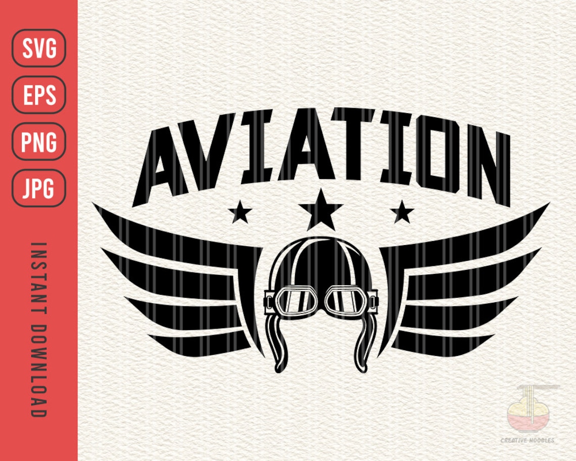Aviation Svg Aviation Pilot Wings Svg Pilot Stripes Svg - Etsy