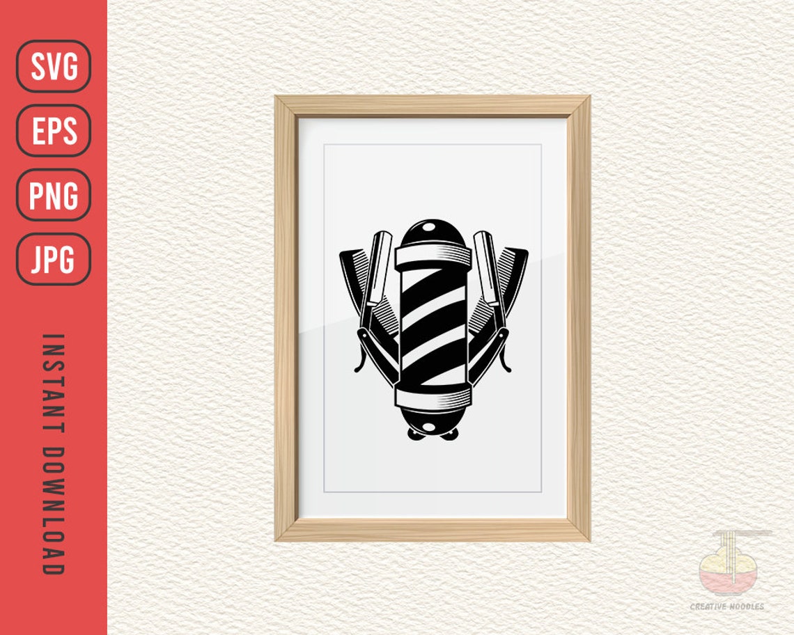 Barber SVG Barbershop SVG Hair Stylist Svg Barber Svg - Etsy