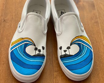 Custom Vans Slip Ons - Etsy