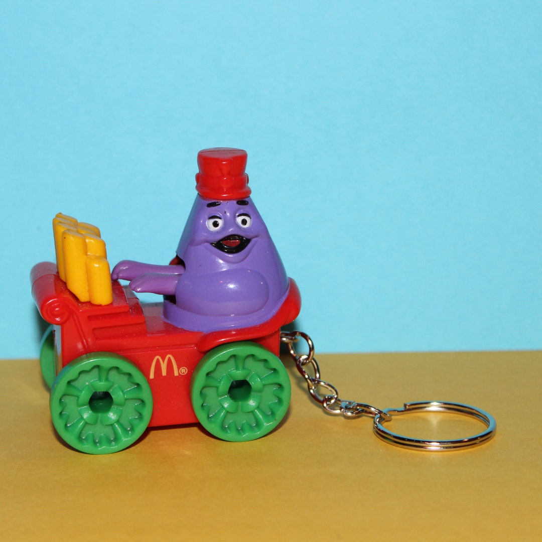 Vintage Mcdonald's Grimace Vehicle/car Upcycled Keychain - Etsy