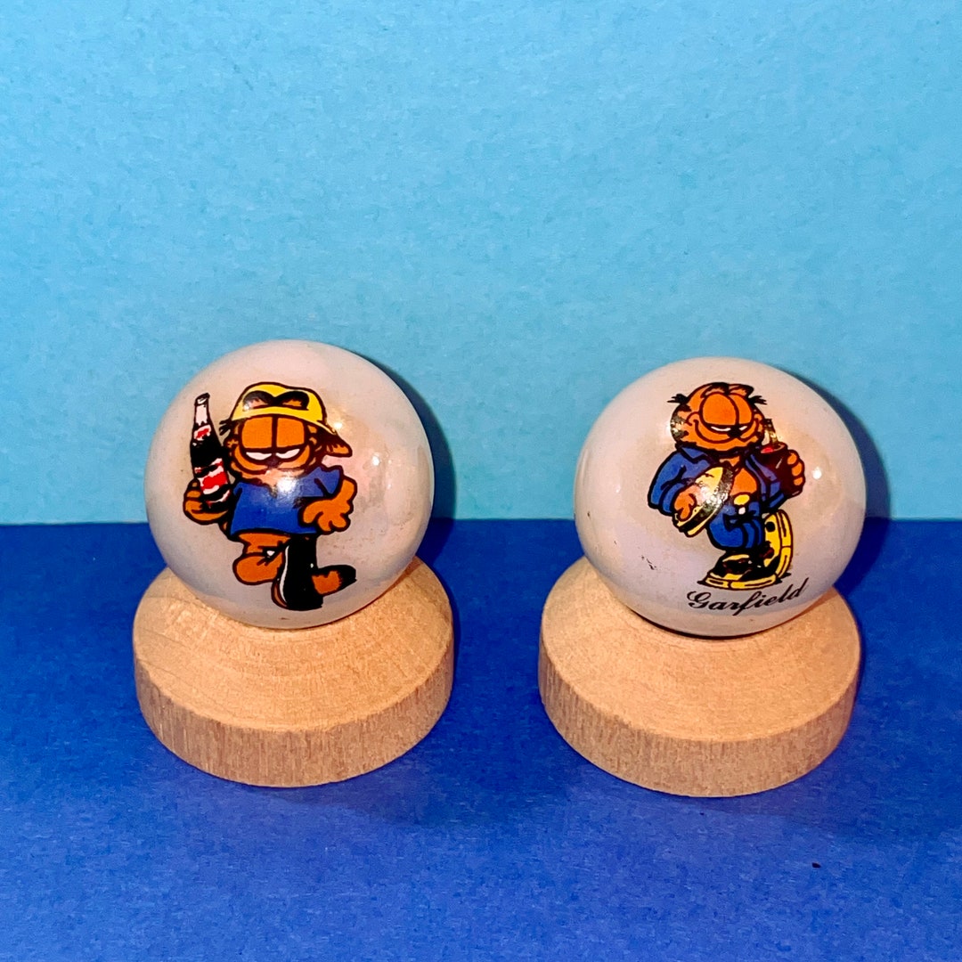 Vintage Garfield Marble With Stand - Your Choice - Etsy