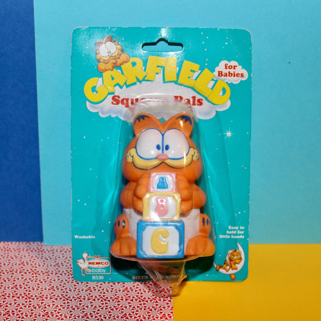 Vintage Garfield Remco Baby Squeeze Pals With Package 1990 - Etsy