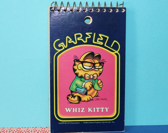 Vintage Garfield Spiral Memo Book/notebook Mead - Etsy