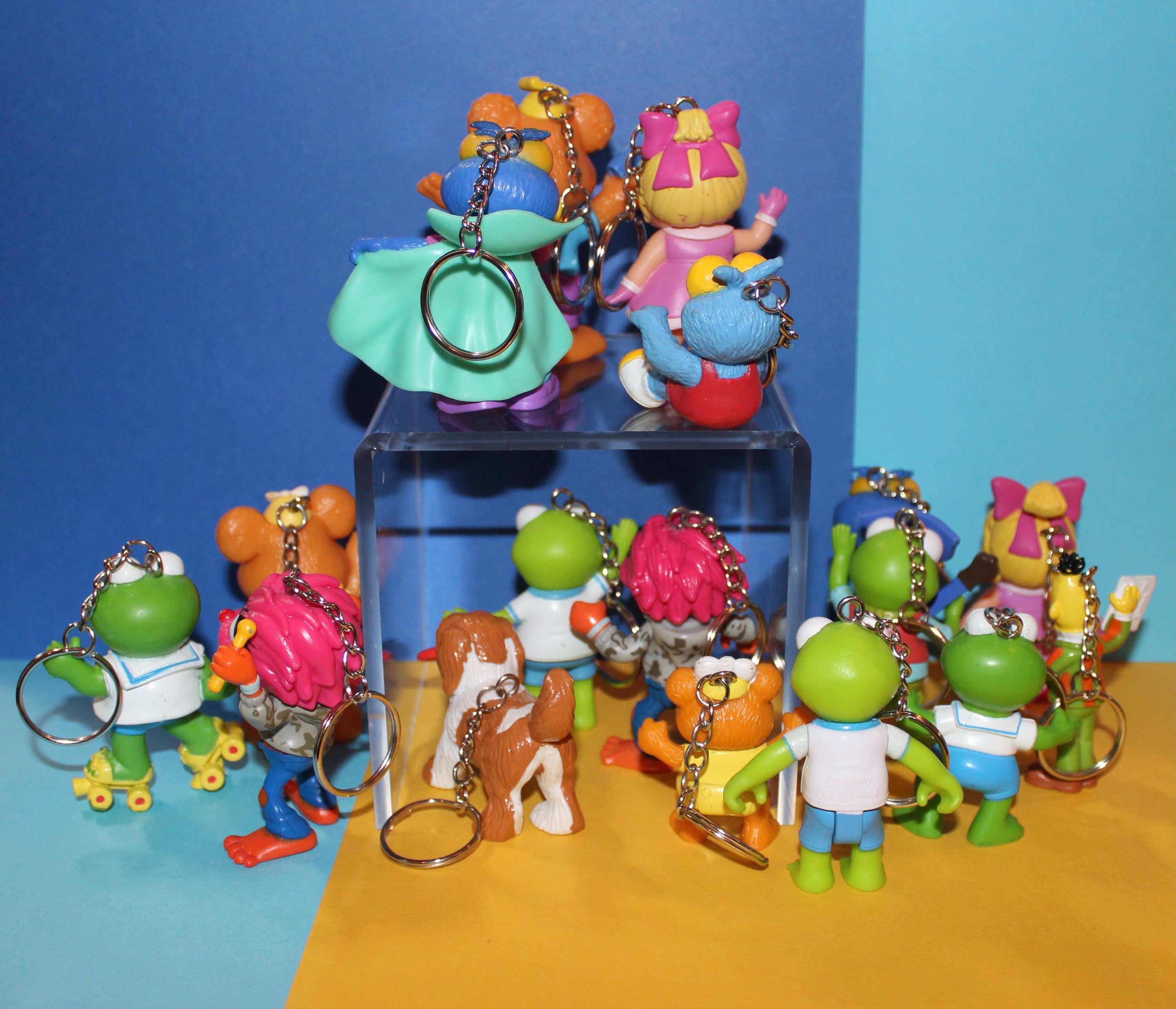 Muppets Sesame Street PVC Figures Upcycled Keychains - Your Choice ...