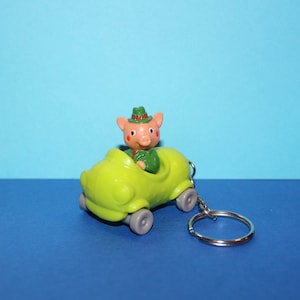 The Busy World of Richard Scarry Upcycled Keychains Mcdonald's Happy ...